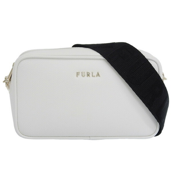 Furla | Bags | Furla Crossbody Bag White Classic Leather Mini Shoulder ...
